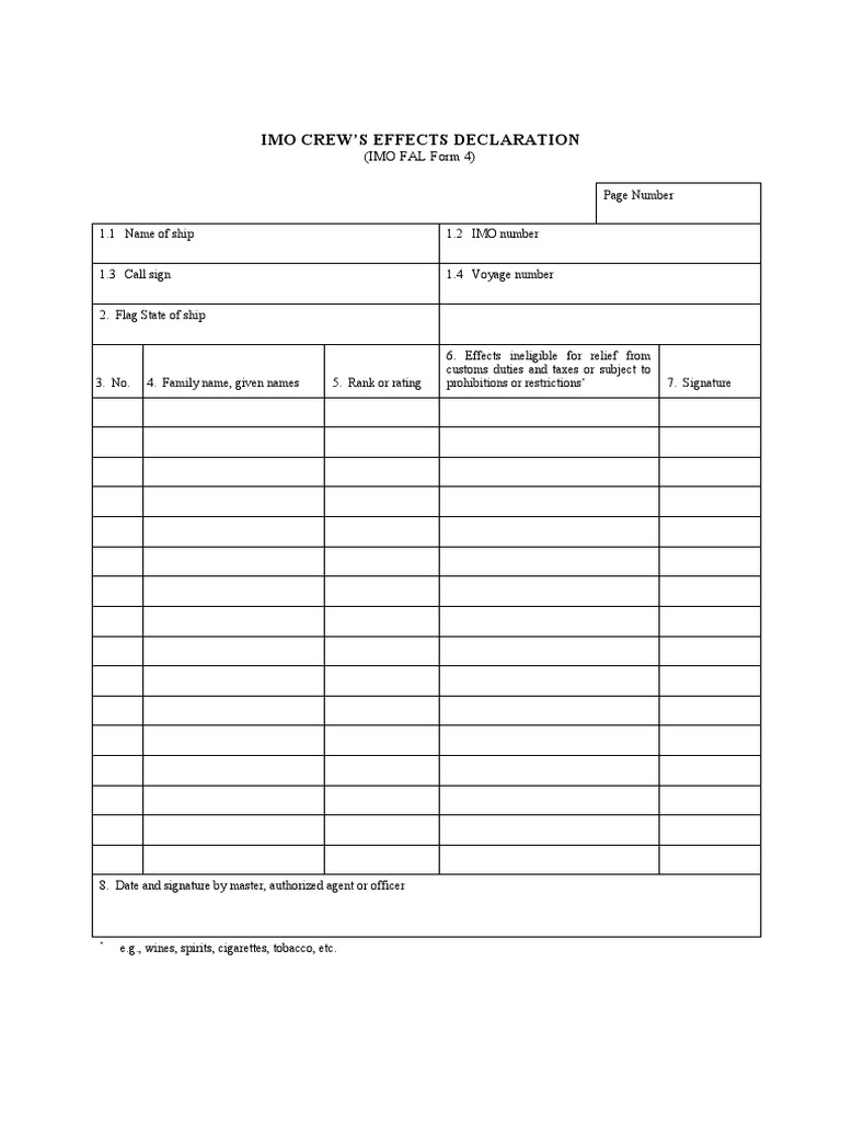 Crew Effect List | PDF