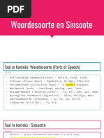 Afrikaans Sinsoorte | PDF