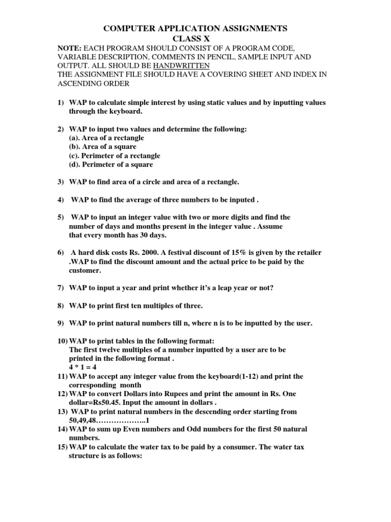Programs | PDF | Input/Output | Taxes