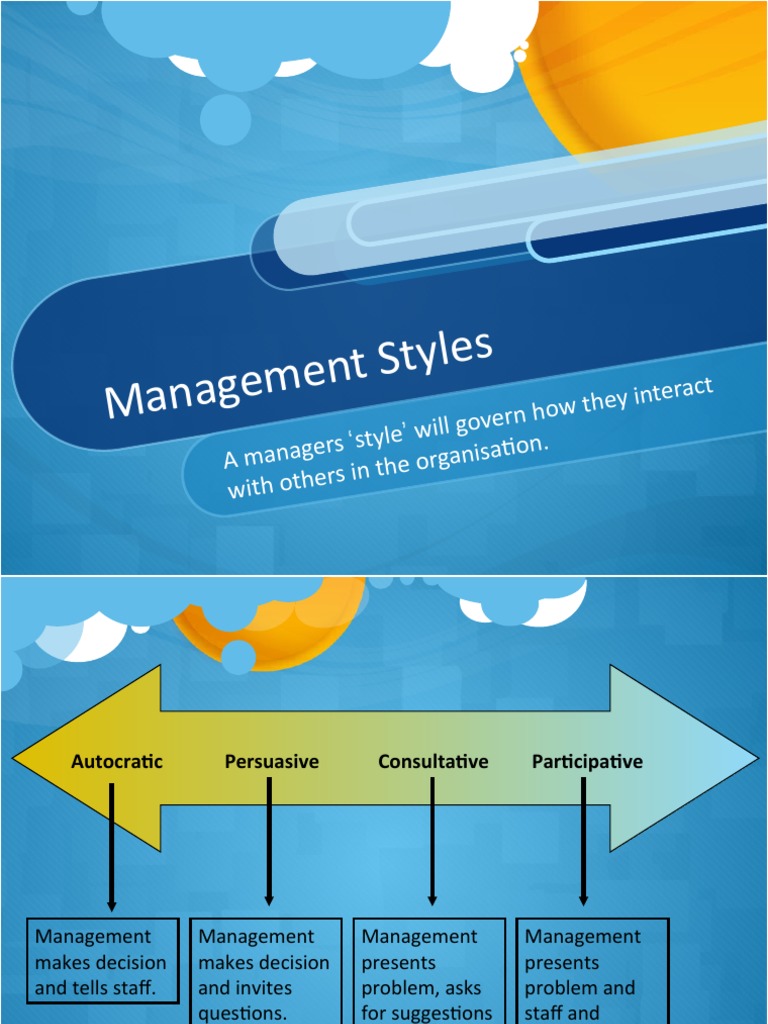 Management Styles | PDF | Behavioural Sciences | Applied Psychology