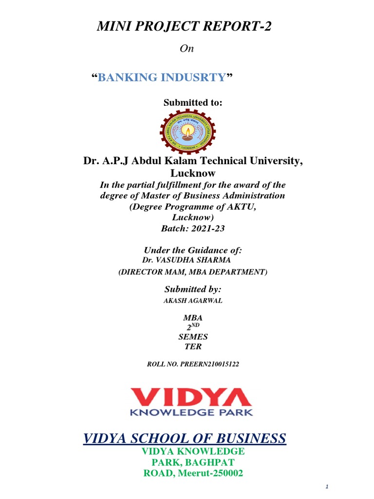 Banking Industry Project | PDF | Augmented Reality | Intelligence (AI ...