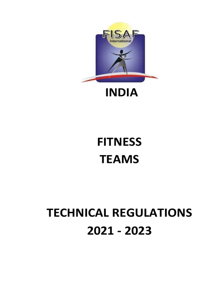 Fisaf India FT TR 2022 | PDF | Foot | Tempo