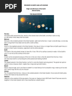 Origin and Structure of The Earth | PDF | Earth | Planets