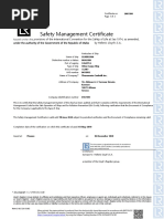 Cargo Ship Safety Construction Certificate | PDF