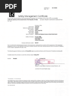 Cargo Ship Safety Construction Certificate | PDF