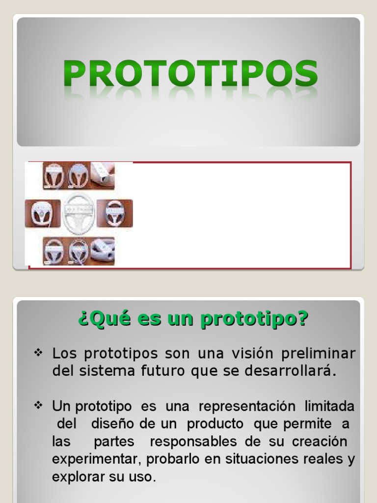 PROTOTIPOS | PDF | Diseño | Software