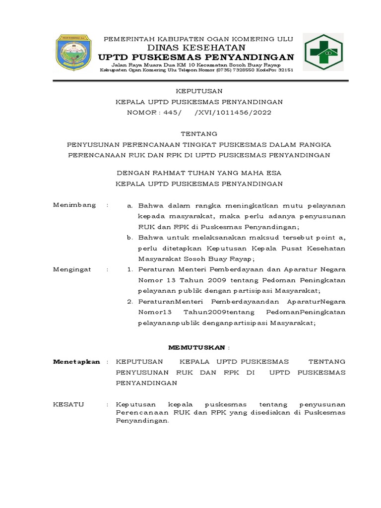 SK PTP (Ruk & RPK) | PDF