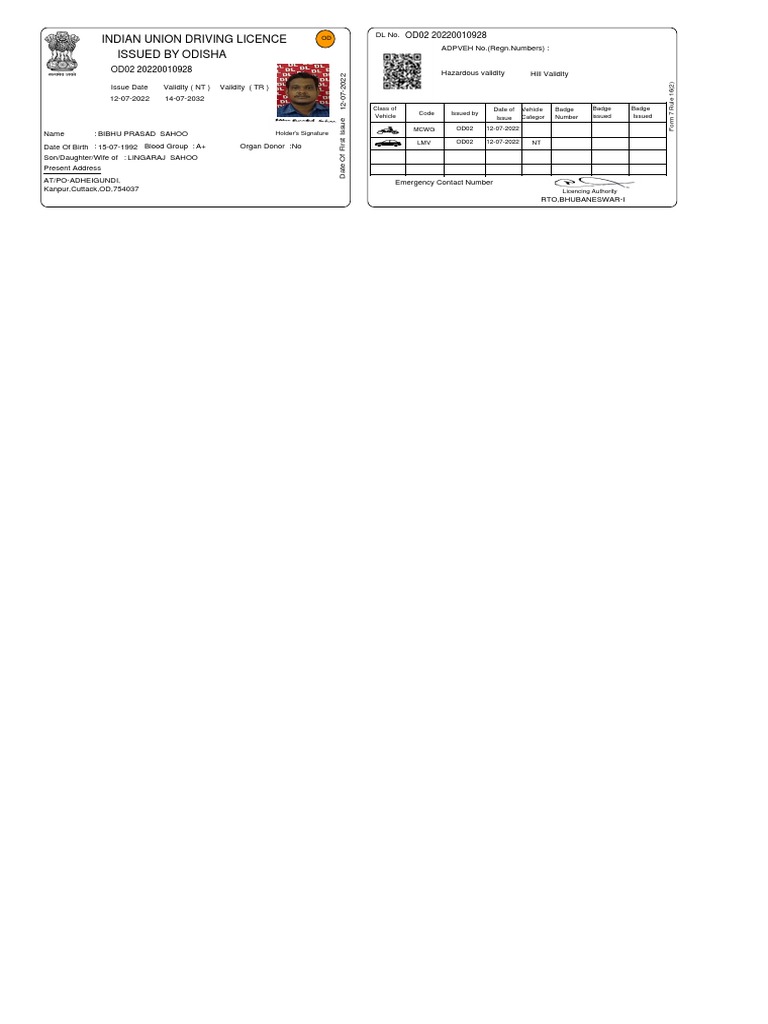 Form Seven Pdf Transport Vehicle Operation