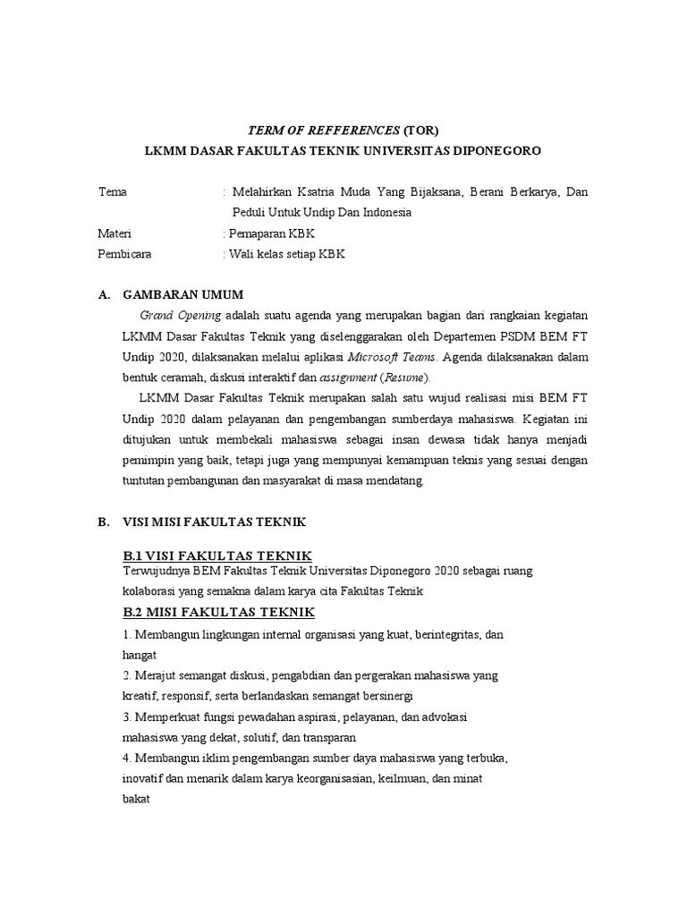 Tor KBK | PDF | Bisnis | Seni