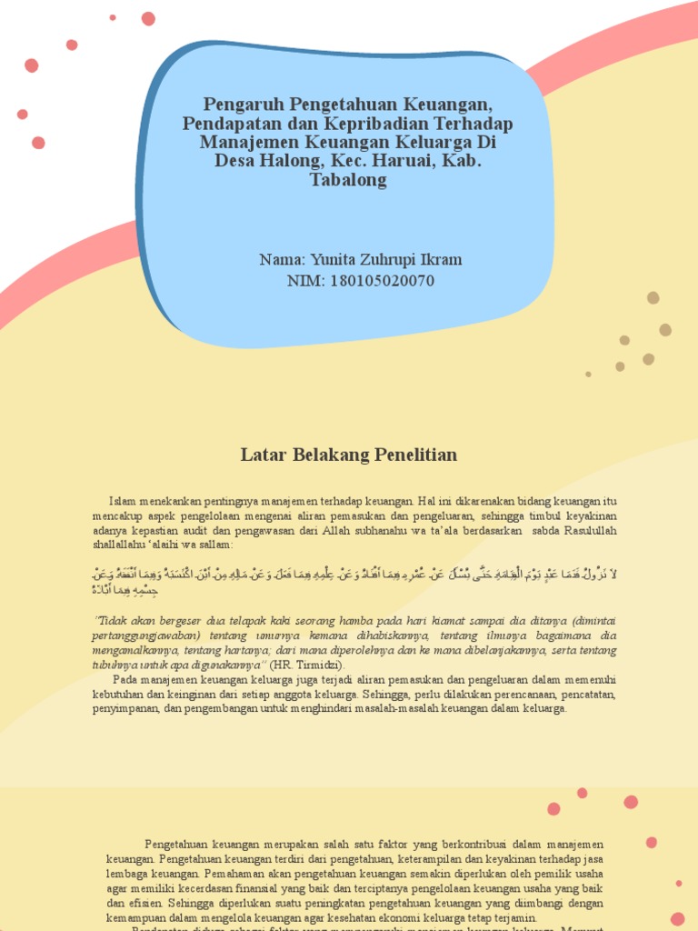 Yunita Zuhrupi Ikram Fix | PDF