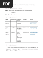 DepEd Project Proposal Format Guide | PDF | Risk | Risk Management