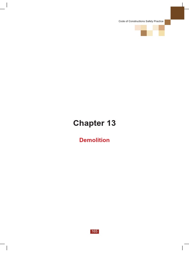 Demolation Operation Safety | PDF | Demolition | Asbestos