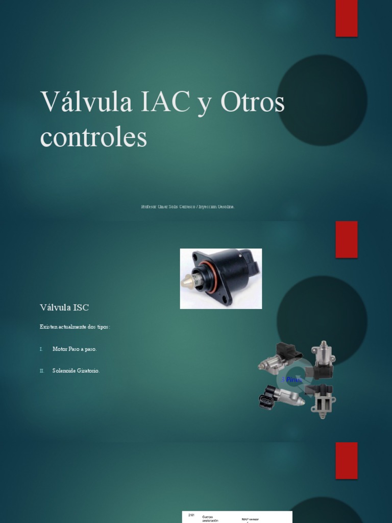 Valvula IAC | PDF | Relé | Máquinas rotativas