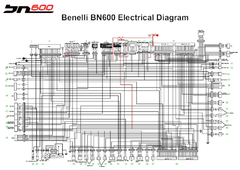 Benelli BN600 Wiring Diagram Cnunes | PDF