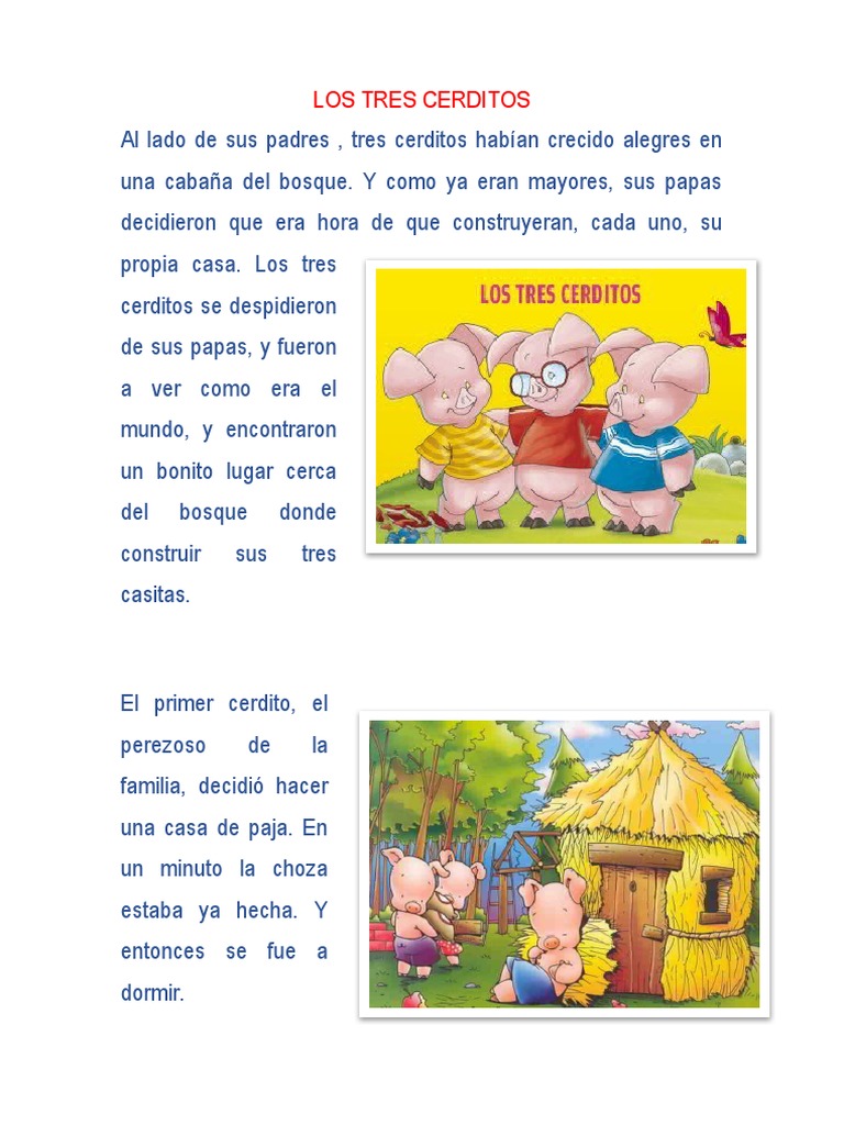 Los Tres Cerditos | PDF