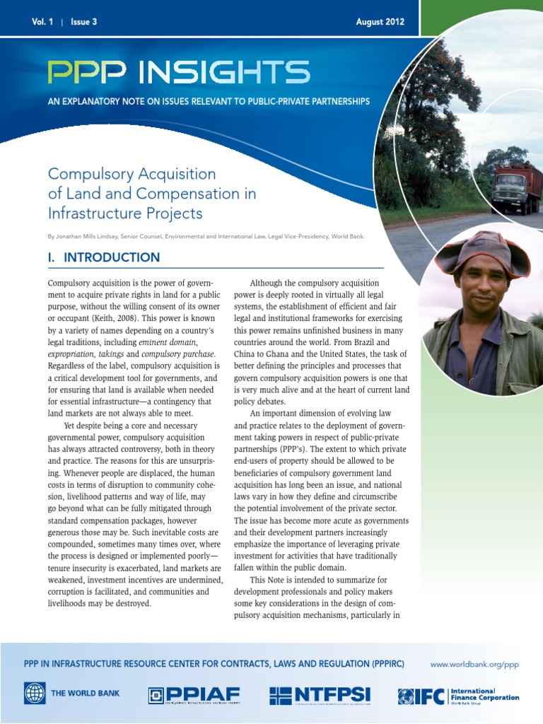 Compulsory Land Acquisition in PPPs | PDF | Eminent Domain | Public ...