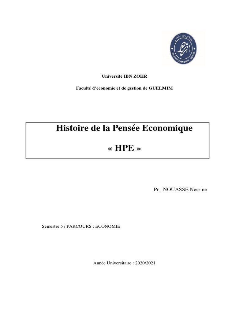 Cours Magistral HPE PDF | PDF