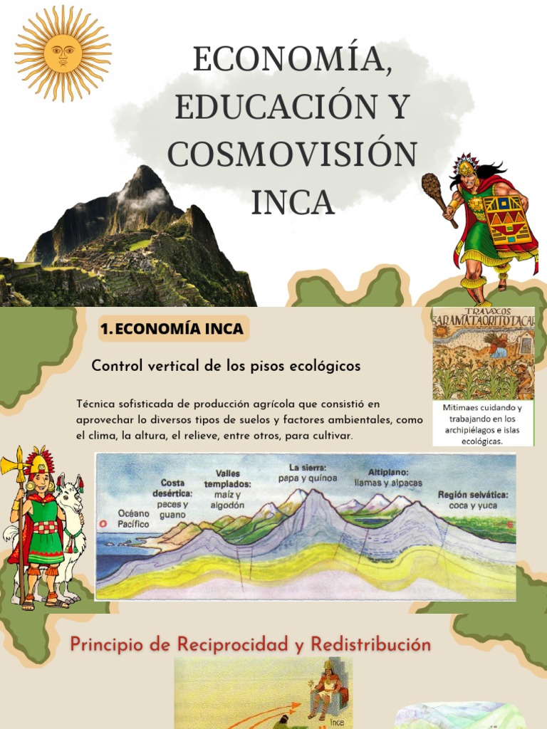 Economía, Educación y Cosmovisión Inca | PDF | Imperio Inca | Perú