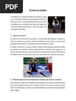 El Voleo y Tipos de Voleo en El Volibol | PDF | Vóleibol | Entretenimiento