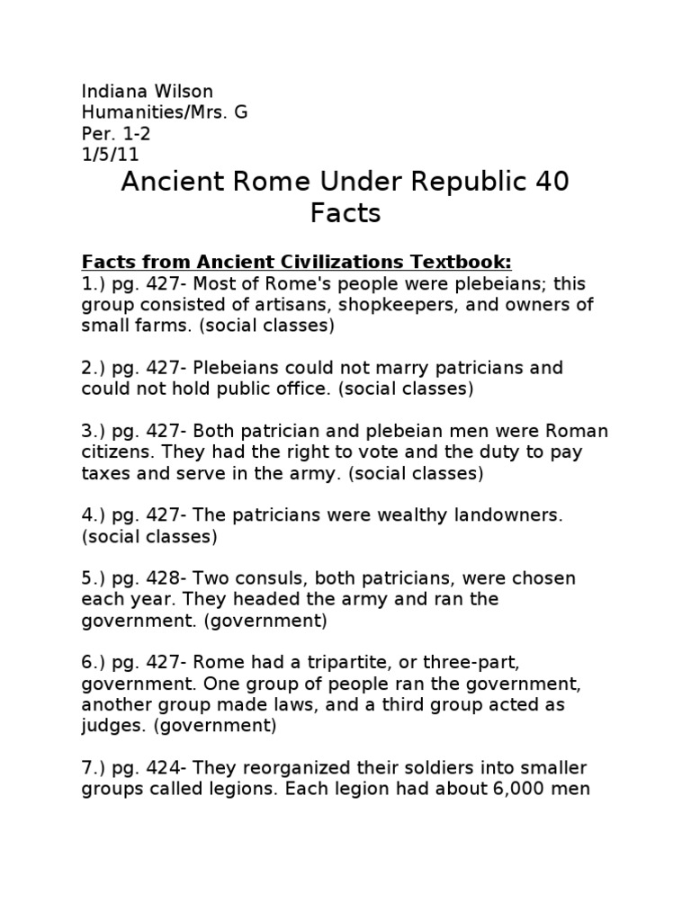 Ancient Rome: Society & Governance | PDF | Ancient Rome | Roman Republic