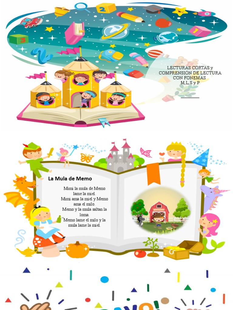 Lecturas Con Fonemas M, L, S y P | PDF