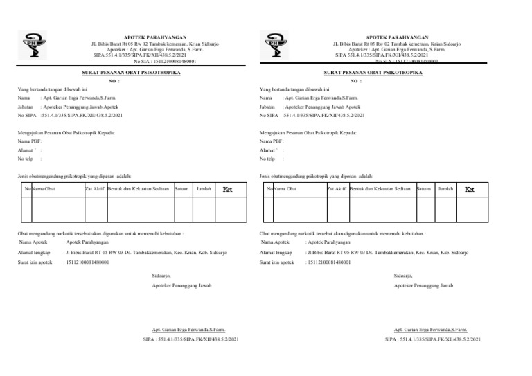 SP Psikotropik | PDF