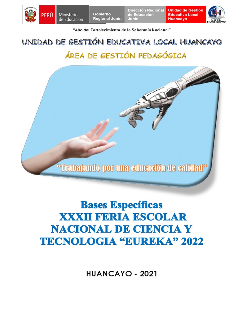 Bases Especificas de Eureka 2022 | PDF | Evaluación | Plan de estudios