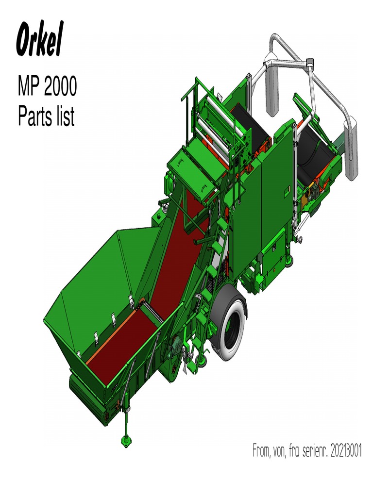ORKEL - MP2000 PartList | PDF