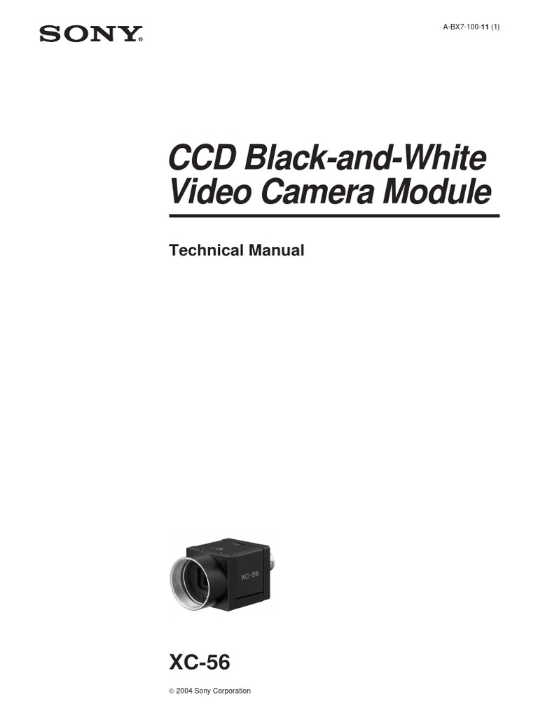 XC 56 Technical Manual | PDF | Shutter (Photography) | Camera