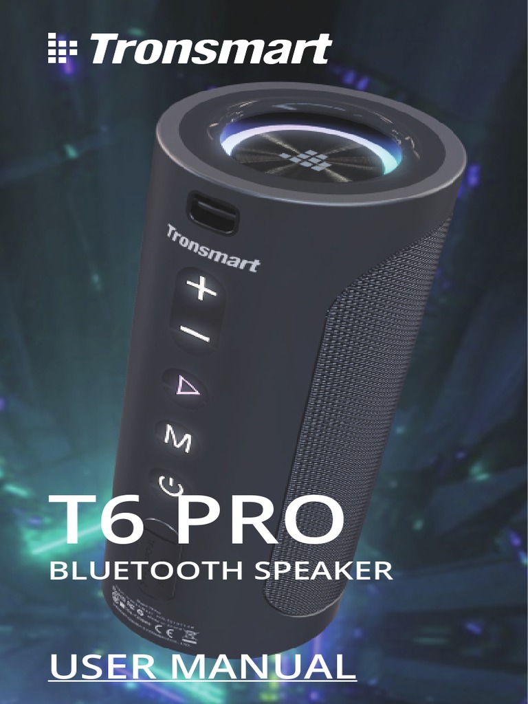User Manual Tronsmart t6 Pro Bluetooth Speaker | PDF | Electromagnetic ...