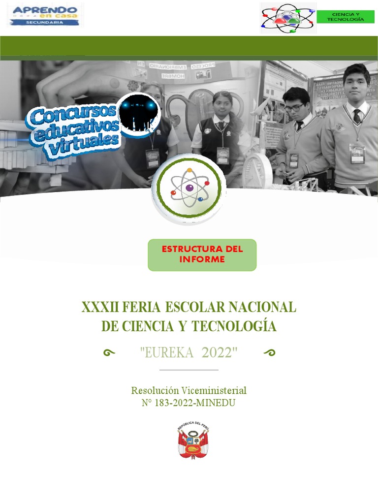 Estructura de informe-EUREKA 2022 | PDF | Hipótesis | Información