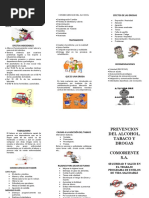 TRiptico de Sustancias Psicoactivas | PDF | Drogas | Drogas Psicoactivas