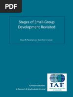 Tuckman, Bruce W. (1965) Developmental Sequence in Small Groups Psychological Bulletin 63 384 ...