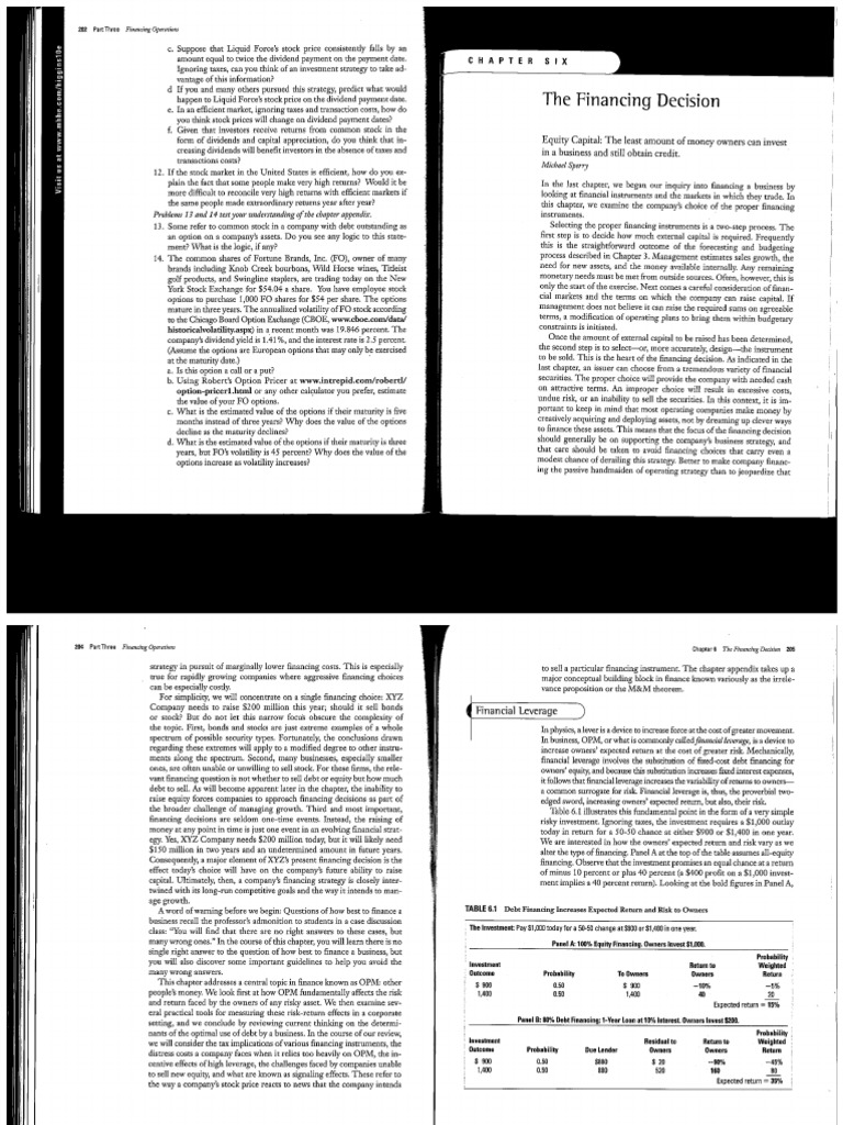 1 - Robert C. Higgins-Analysis For Financial Management | PDF