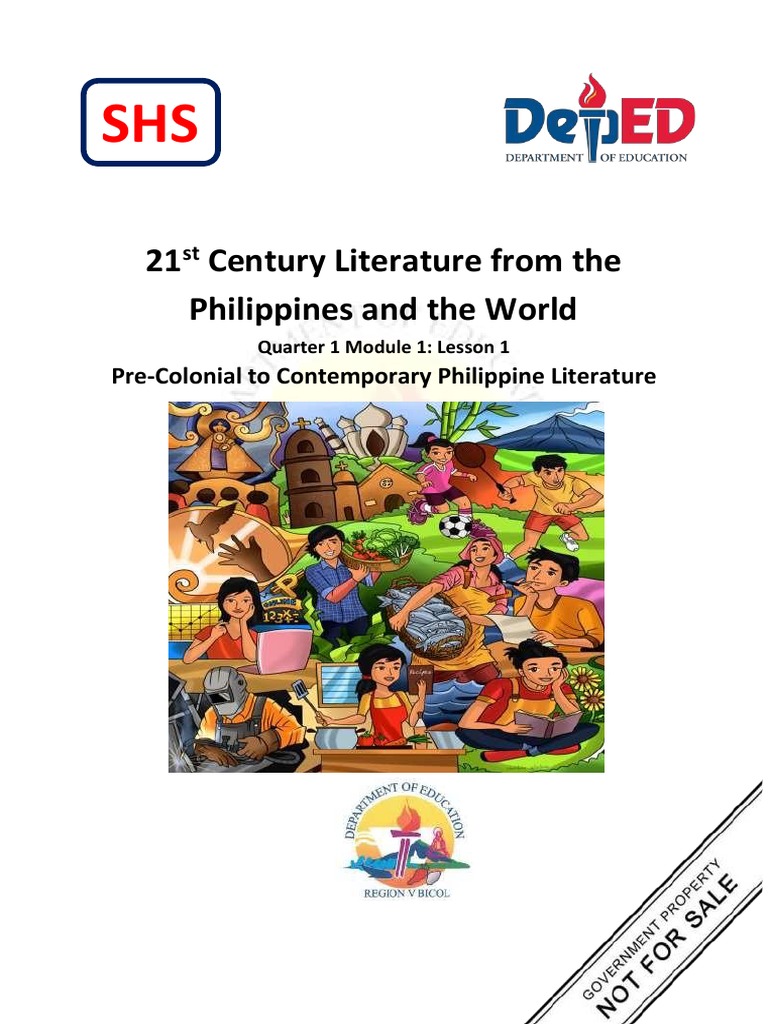 21st Century Lit Q1 Module 1 Lesson 1 | PDF | Corazon Aquino | Philippines 21st Century Lit Q1 Module 1 Lesson 1 | PDF | Corazon Aquino | Philippines