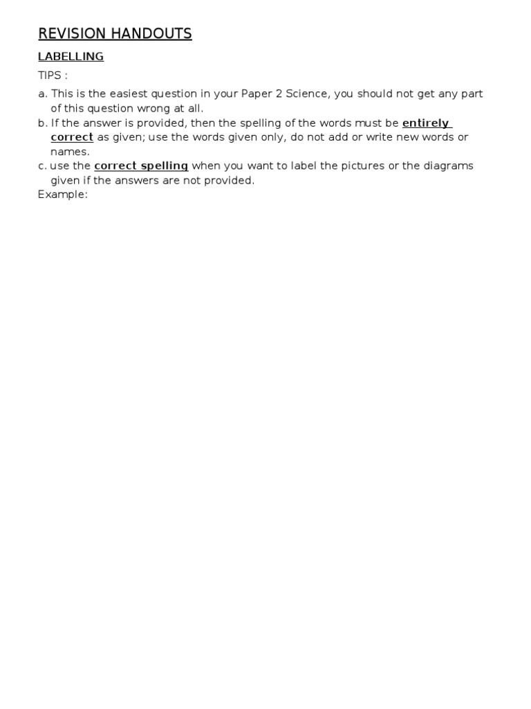 Revision Handouts | PDF | Business