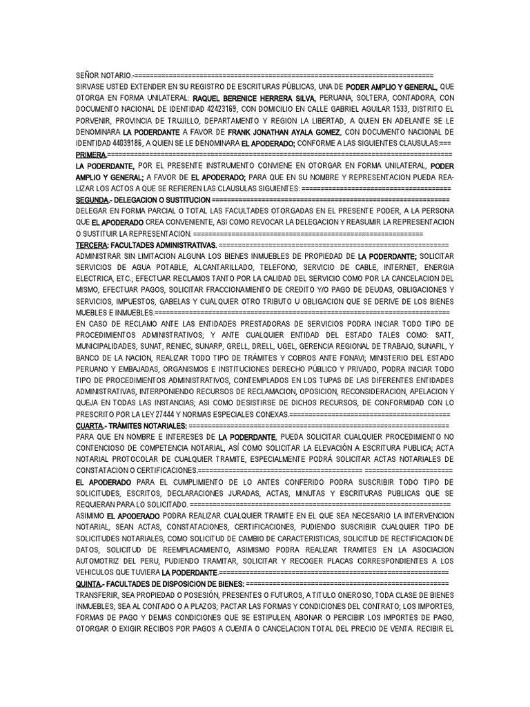 PODER | PDF | Cheque | Bancos