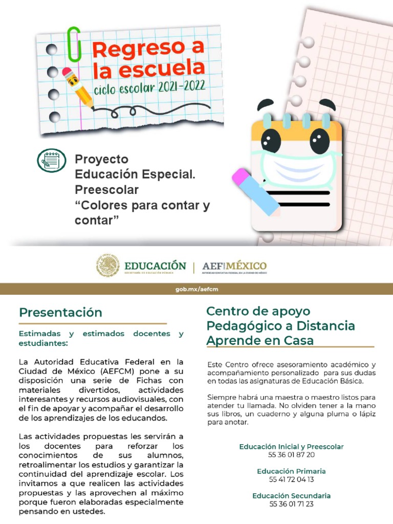 Colores para Contar y Contar | PDF | Educación de la primera infancia ...