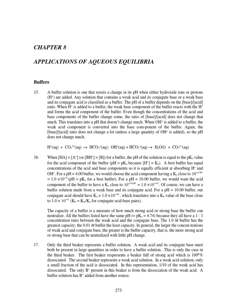 Chemprincch8 8e | PDF | Buffer Solution | Acid Dissociation Constant