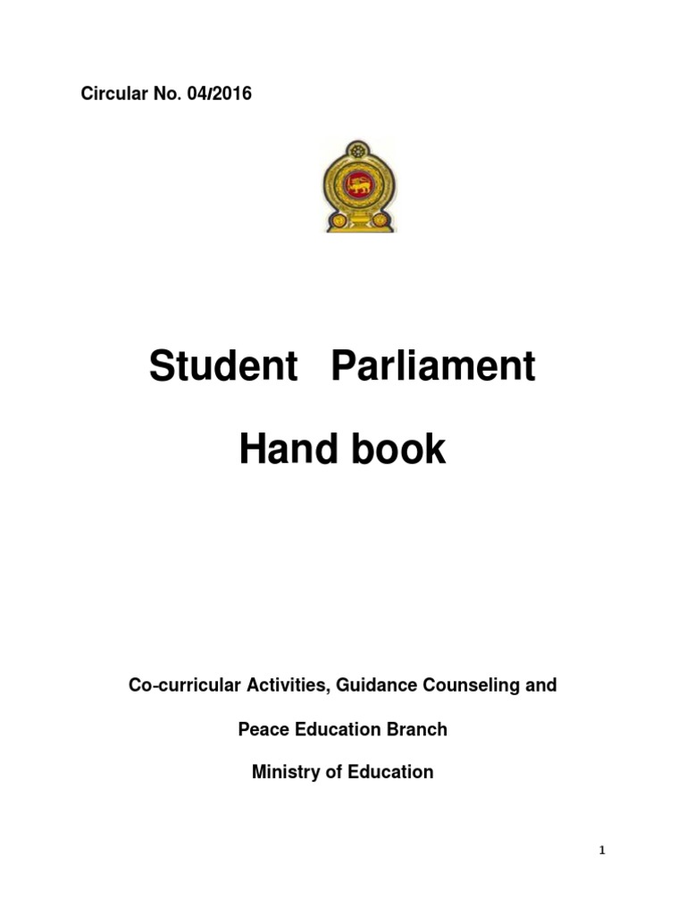 Student Parliament | PDF | Parliament Of Pakistan | Speaker (Politics)