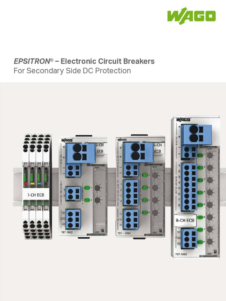 EPSITRON Electronic Circuit Breakers 60372680 | PDF | Fuse (Electrical ...