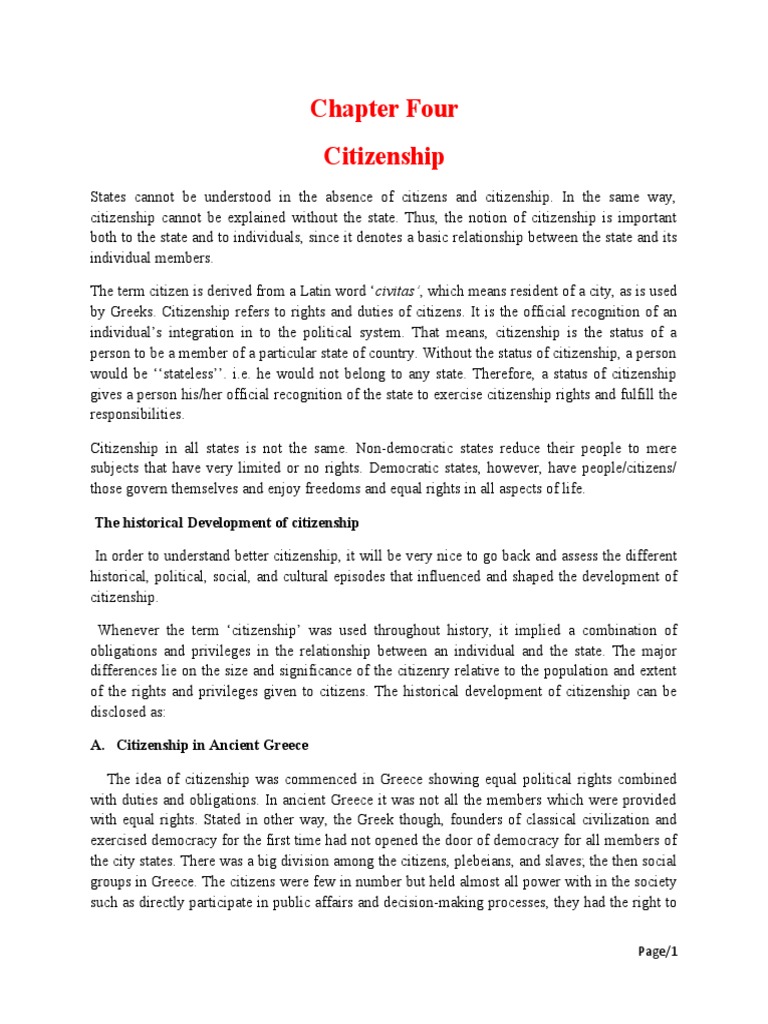 ++ Civics Lecture | PDF | Citizenship | Constitution