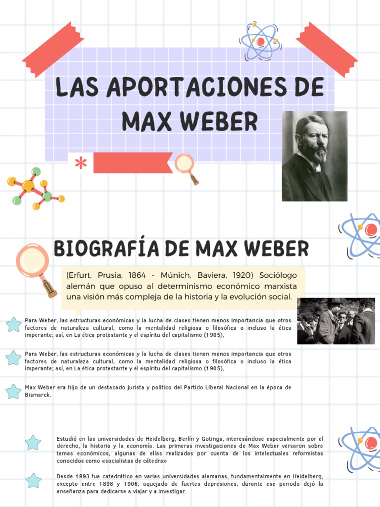 Las Aportaciones de Max Weber | PDF | Max Weber | Sociología