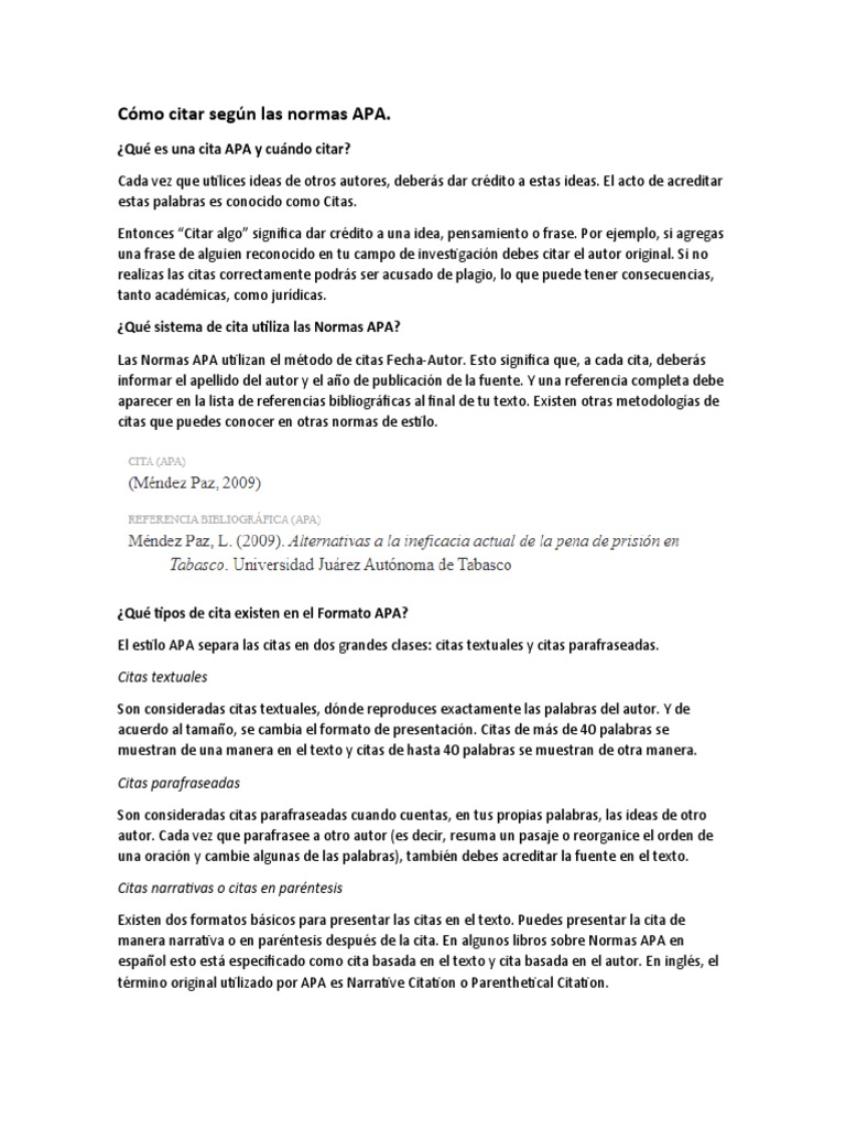 Cómo citar correctamente en APA | PDF | Estilo apa | Autor