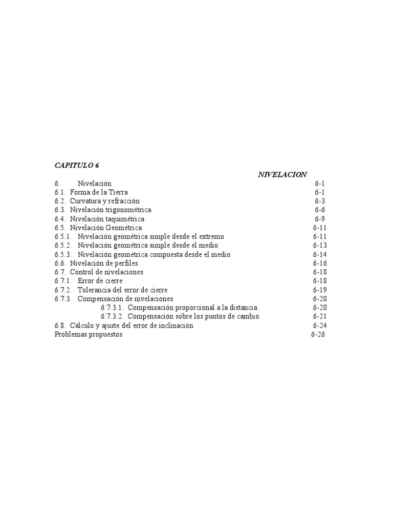 Nivelacion Geometrica Pdf Topografía Geomática