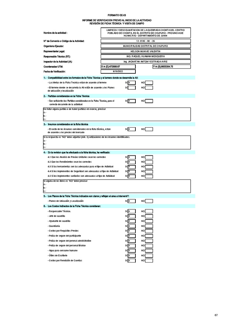 Formatos Oe Rendición de Cuentas | PDF | Higiene | Salud pública Formatos Oe Rendición de Cuentas | PDF | Higiene | Salud pública