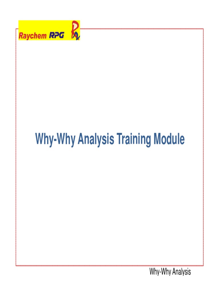 JH - Why-Why Training Module | PDF | Cognition | Cognitive Science