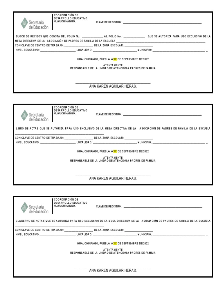 Caratulas Apf 2022-2023 | PDF