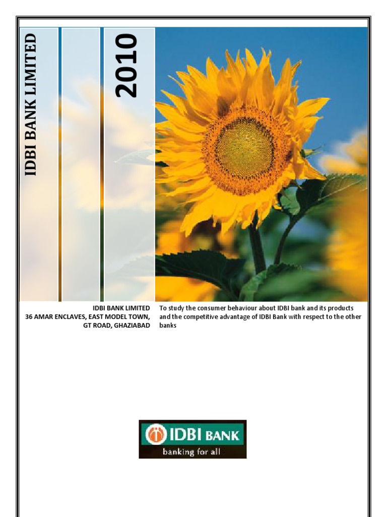 Sip at Idbi 2010 PDF | PDF | Survey Methodology | Marketing Research