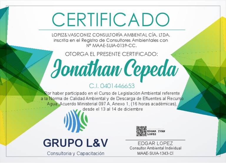 GRUPO L&V - Jonathan Cepeda | PDF